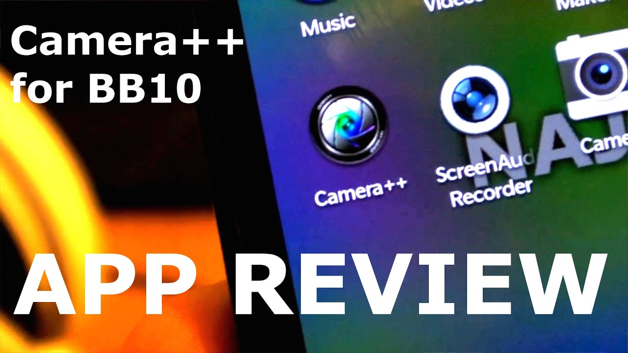 Make your smartphone into a DSLR - Camera++ for BB10 APP REVIEW! - YouTube