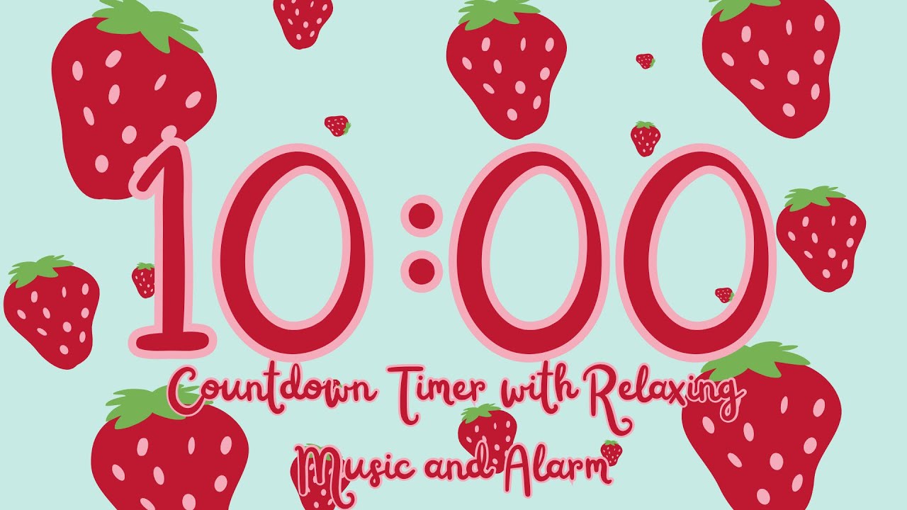 10 Minute Timer with Relaxing Music and Alarm - YouTube