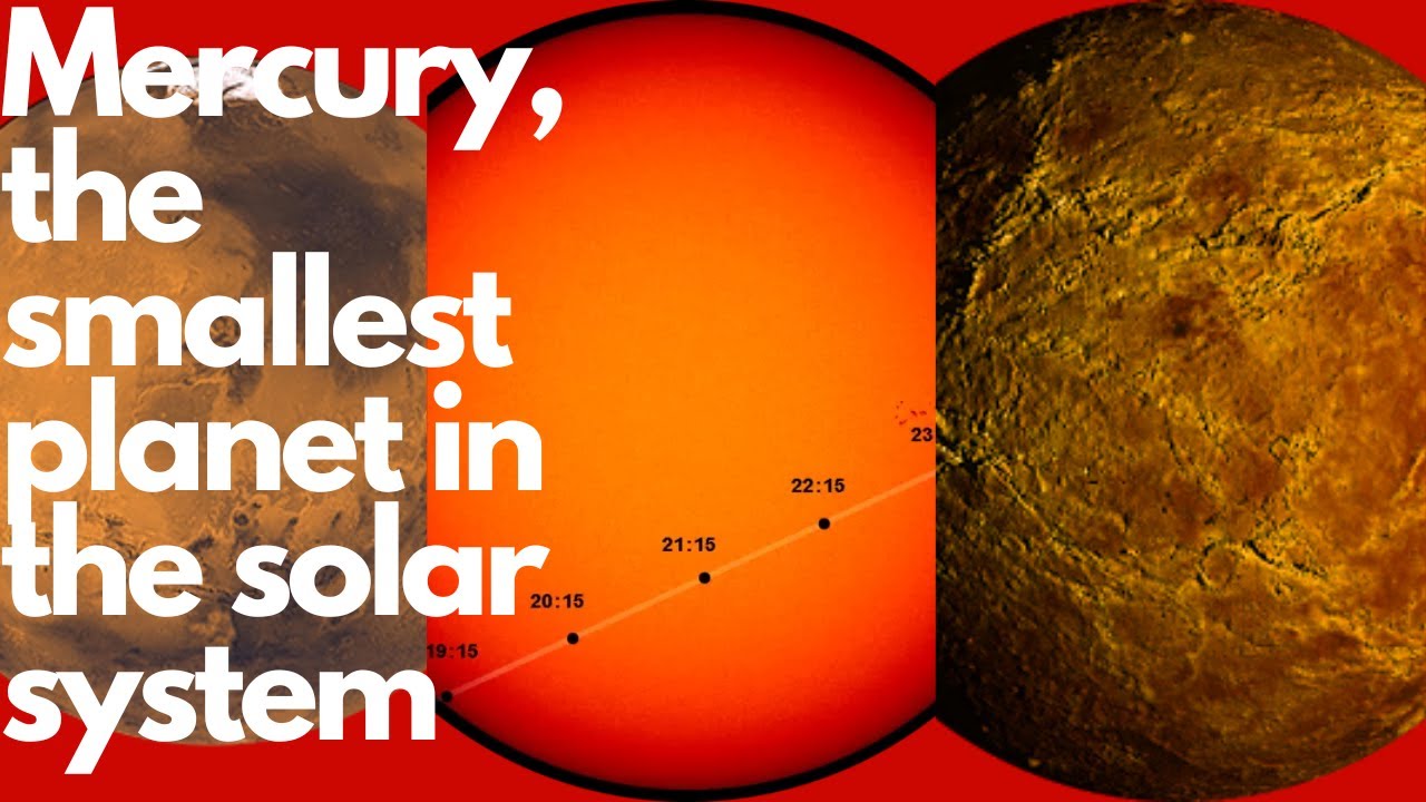 Mercury, the smallest planet in the solar system - YouTube
