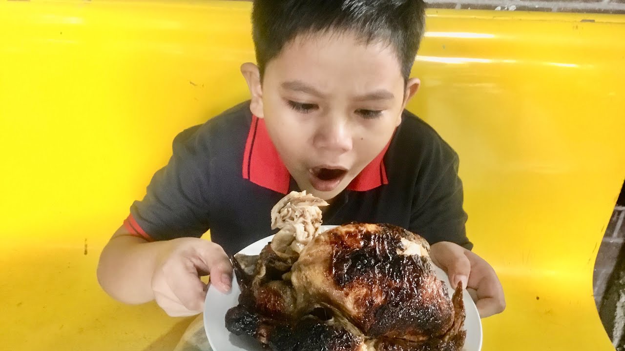(1 Plate Of Rice + 1 Whole Roasted Chicken) Kaya Mo Ba? - YouTube