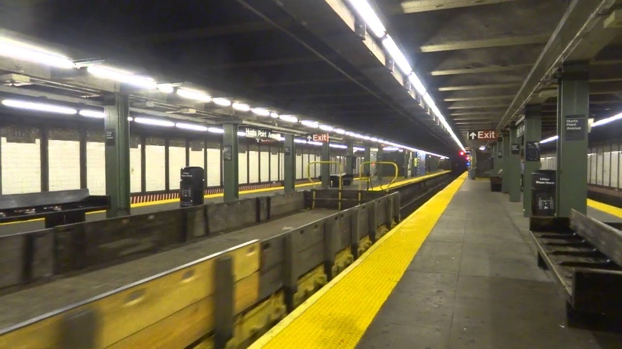 NYC Subway: Work Train Action At Hunts Point Avenue-(1) - YouTube