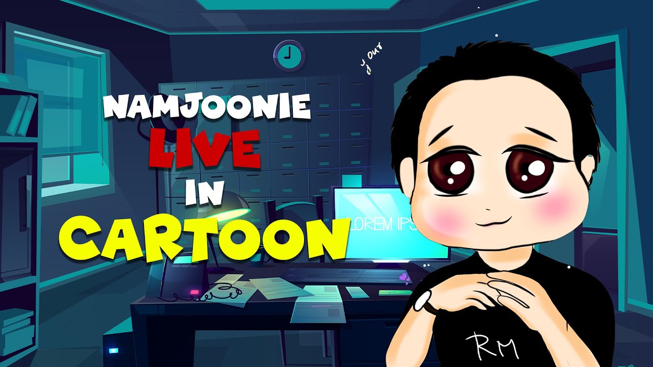 B T S Kim Namjoon (RM) Live in cartoon version drawing / B T S RM (김남준 ...