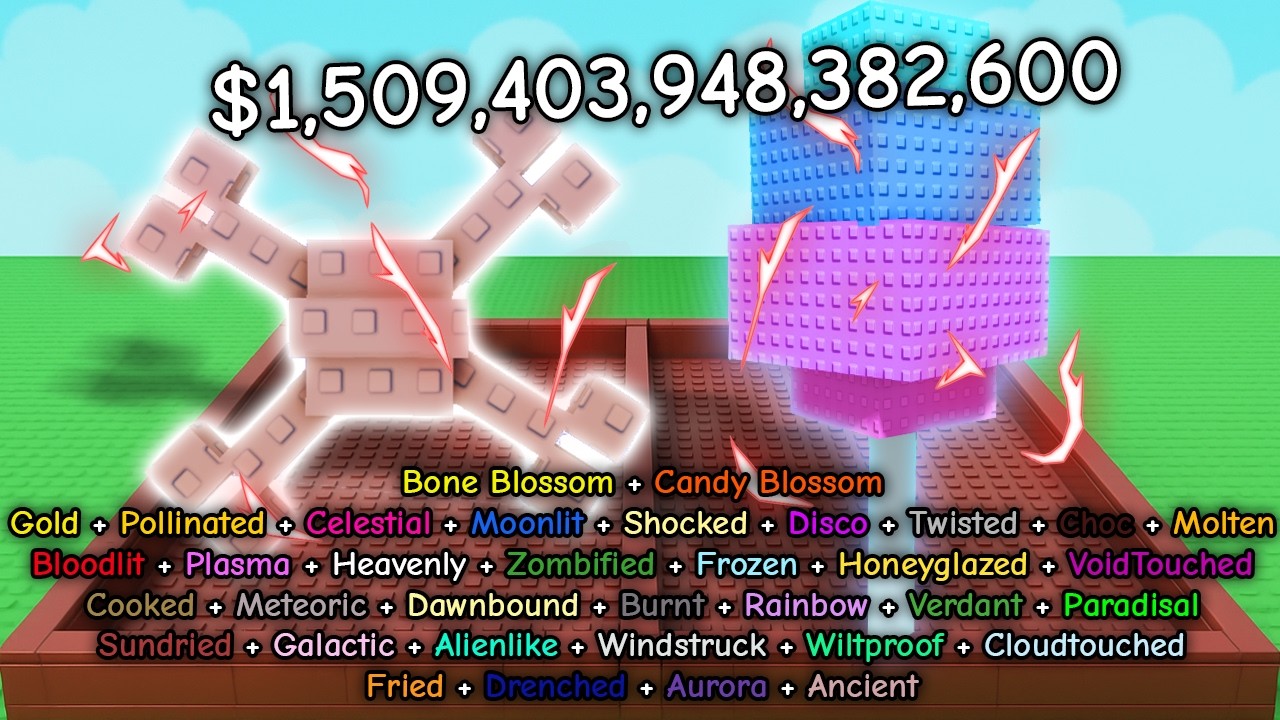 I Compared BONE BLOSSOM & CANDY BLOSSOM with EVERY MUTATIONS ...