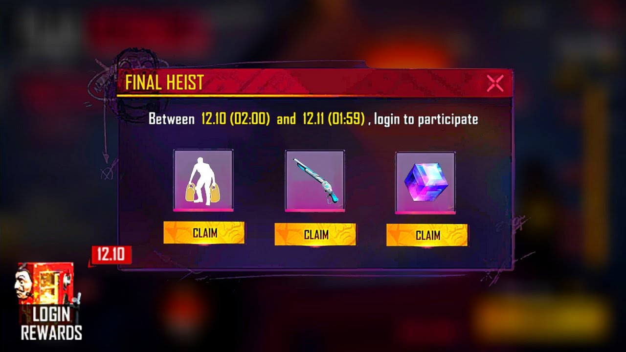 AMAZING LOGIN REWARDS 🎁😱 TODAY IN ALL SERVERS 🇪🇺🇮🇩🇻🇳🇮🇳 FREE FIRE - YouTube