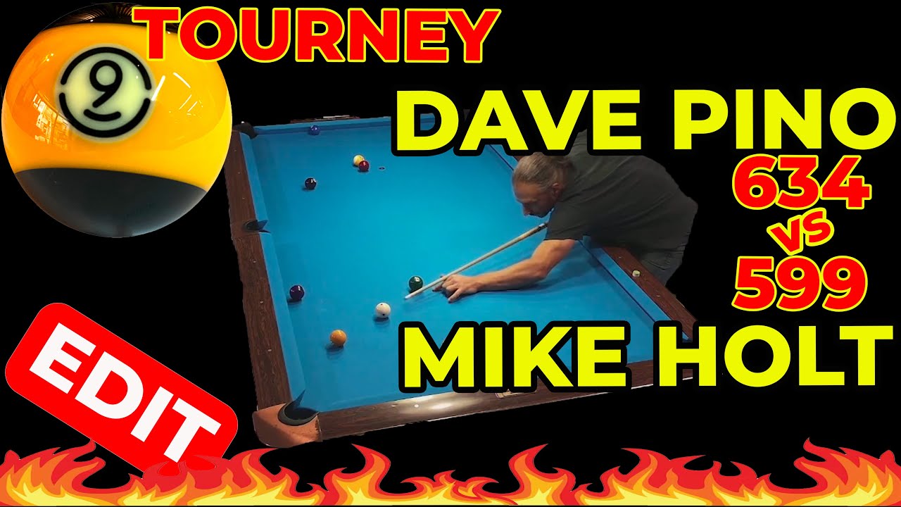 9-Ball Pool Tournament : On Cue Billiards : WR3 : Dave Pino (634) v ...