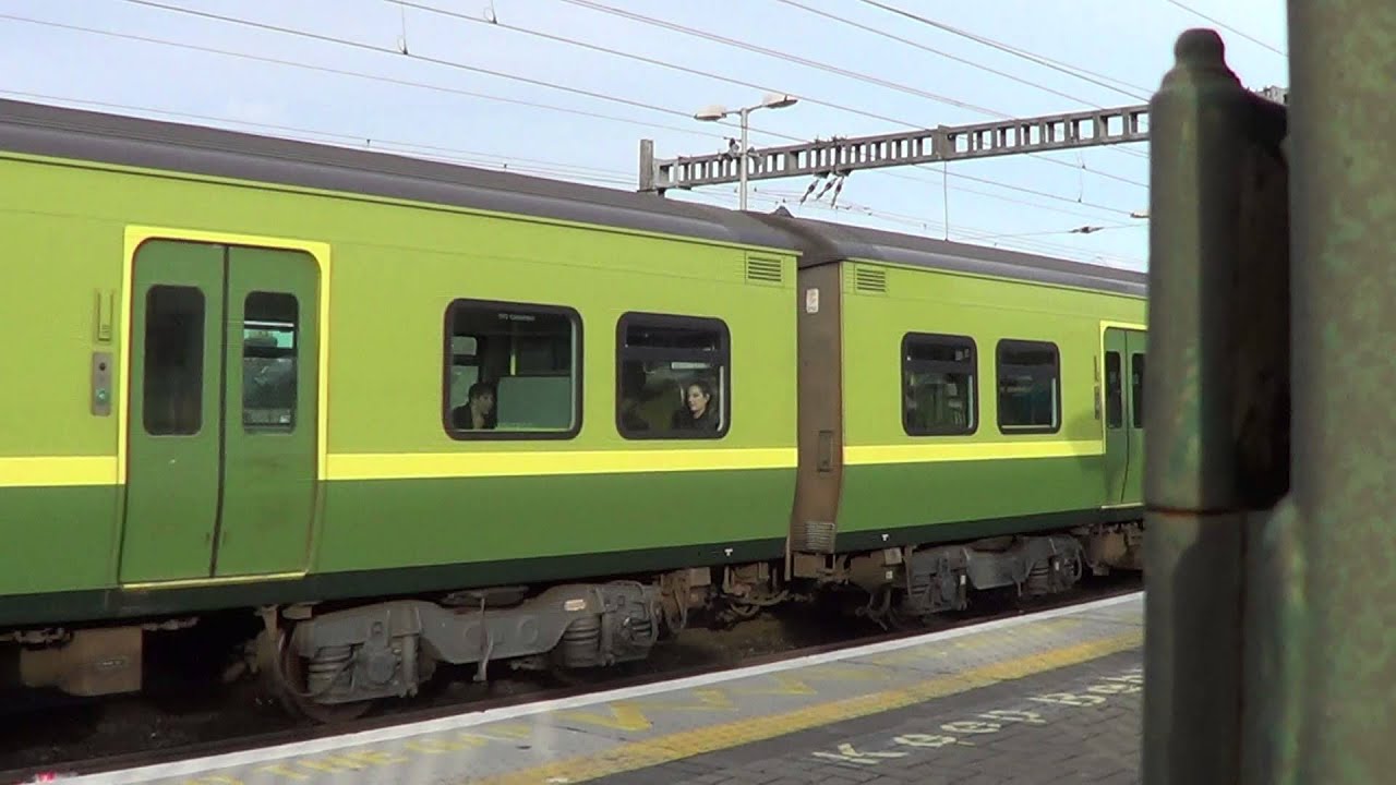 Irish Rail 8510 EMU 8512 arrives at Dublin Connolly - YouTube