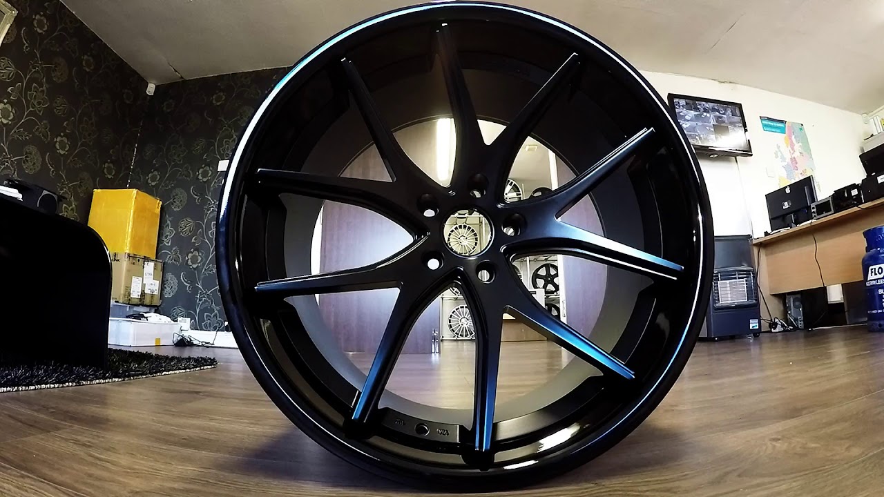 Ferrada FR2 Alloy Wheels Matte Black Gloss Black Lip - YouTube