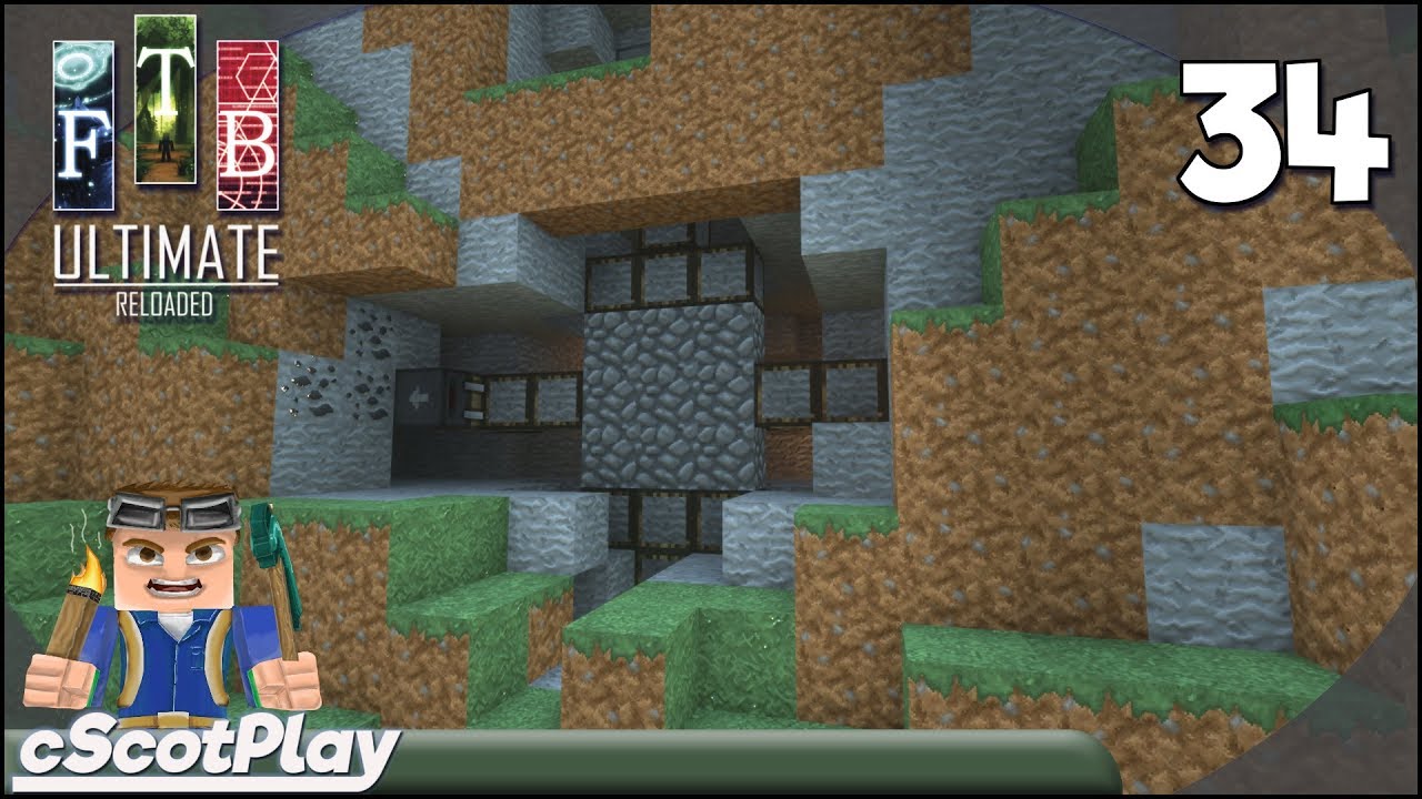 FTB Ultimate Reloaded w/ cScot : Ep 34 –ProjectRed 3x3 Frame Motor Door ...