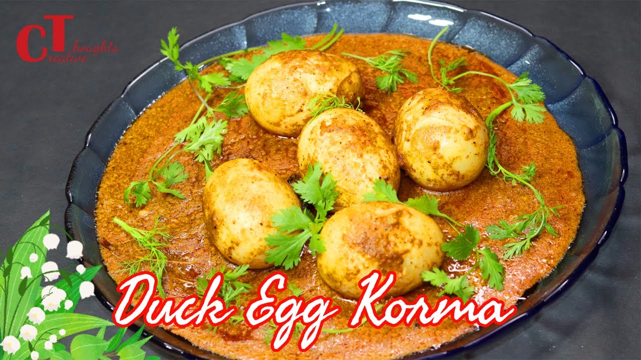 Duck egg korma recipe || Nawabi egg korma || Shahi egg korma || how to ...
