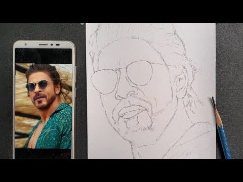 Shahrukh khan outlines drawing pathan 🔥 #pathaan #drawing #outline #srk ...