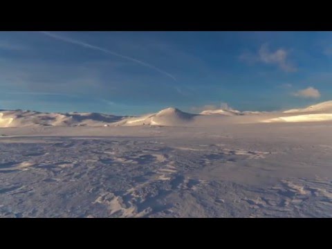 Hardangervidda på langs 2016 februar vinter- Norwegian Mountainside ...