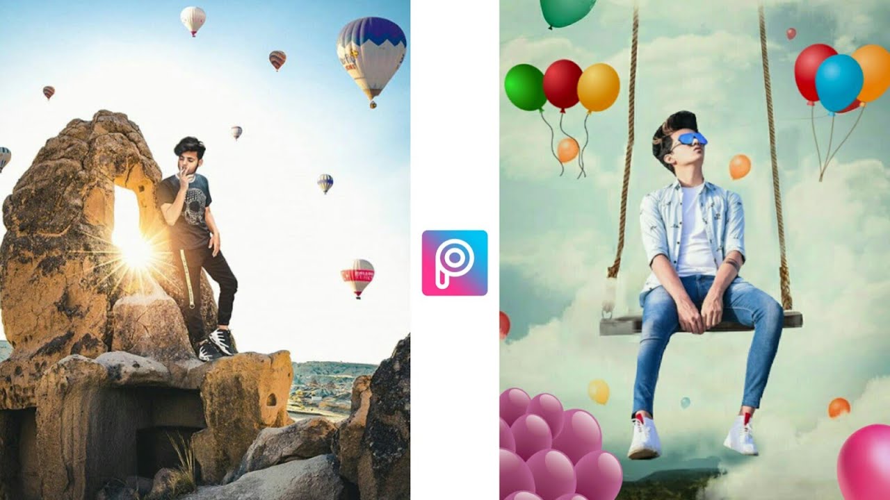 viral photo editing balloon photo editing PicsArt Lightroom || SN EDITZ ...