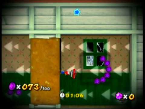 Super Mario Galaxy 2 - Purple Coin Spin Speed Run - YouTube