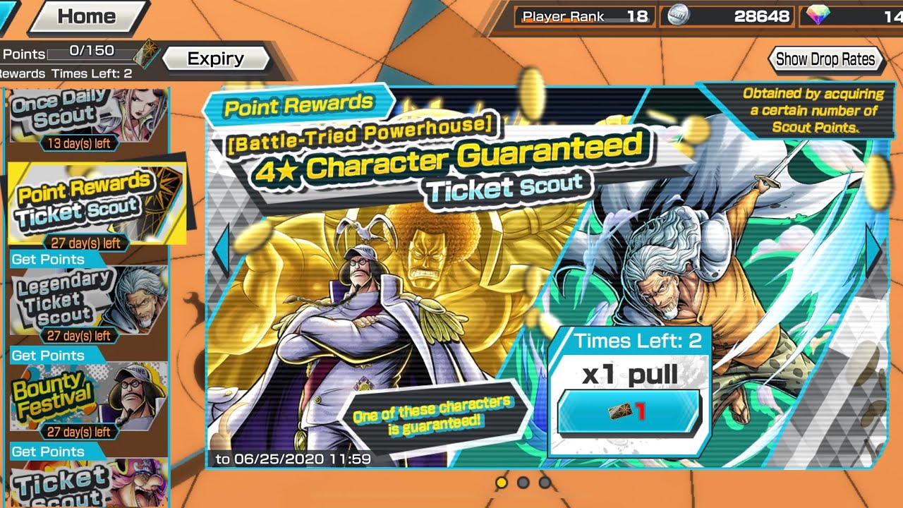 New Event & Banner Rayleigh and Sengoku | One Piece Bounty Rush OPBR ...