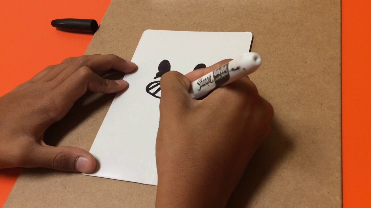 How To Draw Bendy From Bendy And The Ink Machine(only Face - YouTube