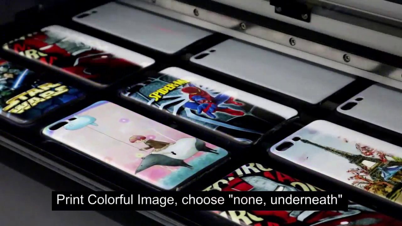 How to Print 12pcs Colorful Mobile Cases at One Pass by APEX Digital ...