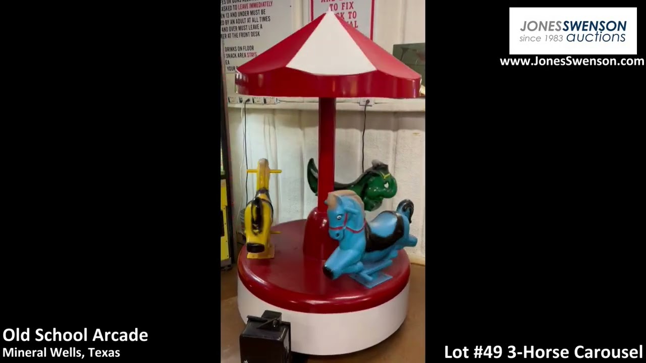 3-Horse Carousel - YouTube