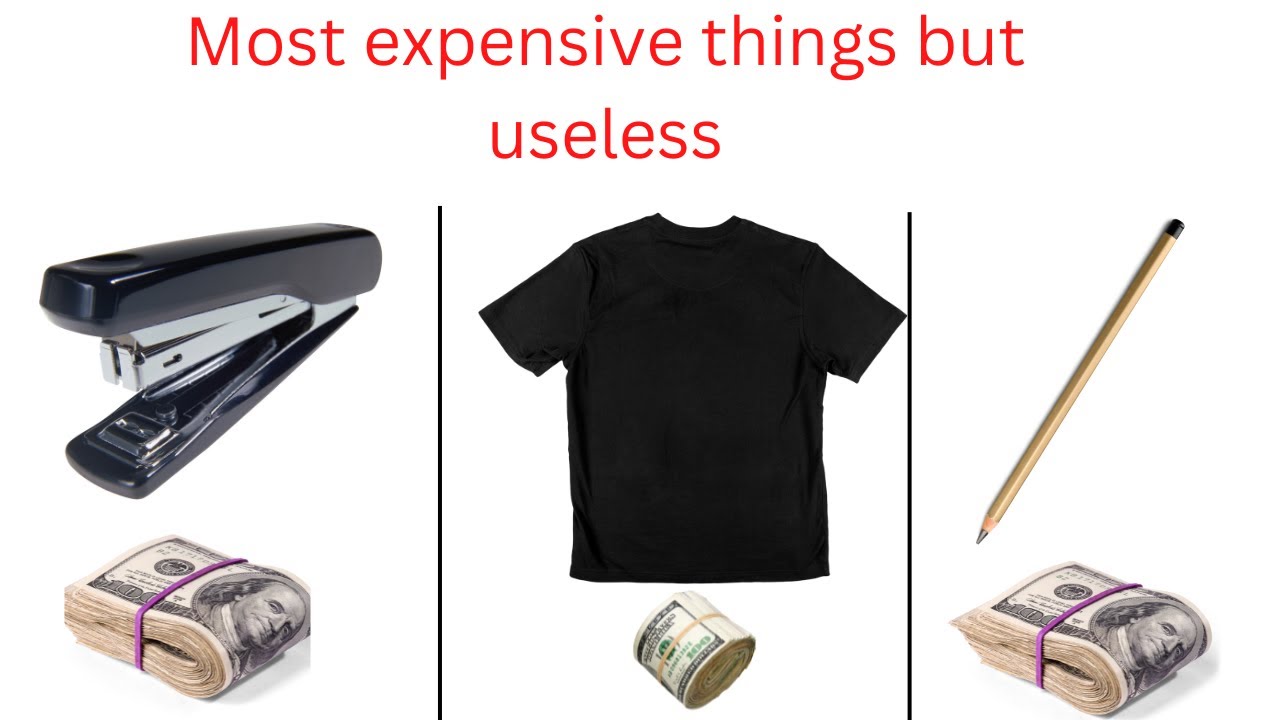 Most Expensive But Useless Things - YouTube