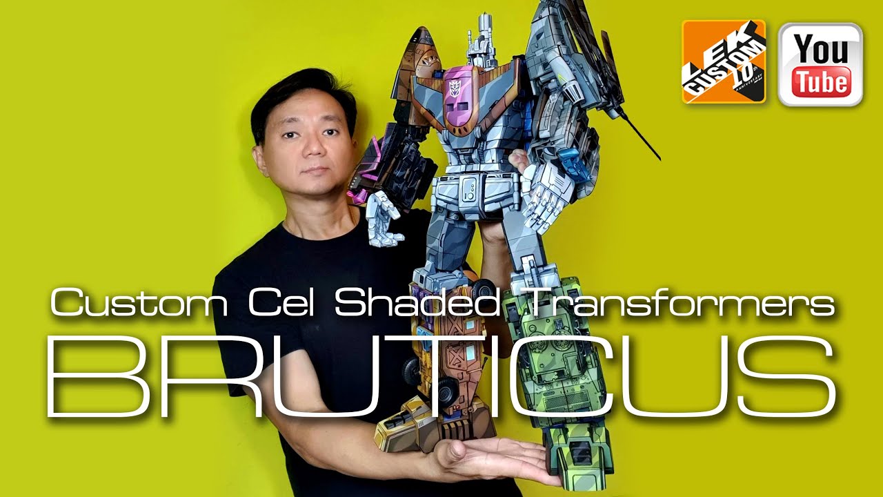 Custom cel-shaded Transformers Zeta Toys Bruticus Combiners By LEK ...