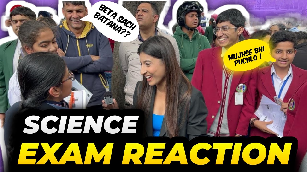 Students Reaction on Science Exam🔥Easy Paper? Tough MCQ😥Class 10 CBSE ...
