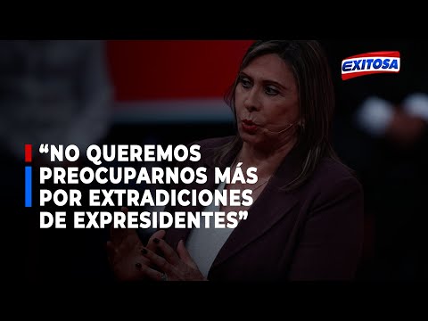 🔴🔵Zenaida Solís: No queremos preocuparnos más por extradiciones de expresidentes