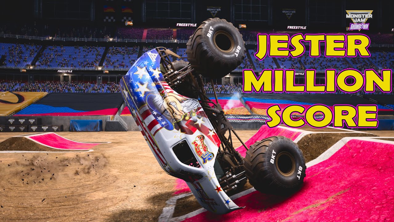 Monster Jam Showdown - JESTER monster truck Million Point Freestyle ...