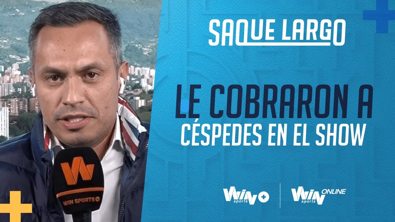 Apareció Julián Céspedes en #SaqueLargo y le cobraron por el título de ...