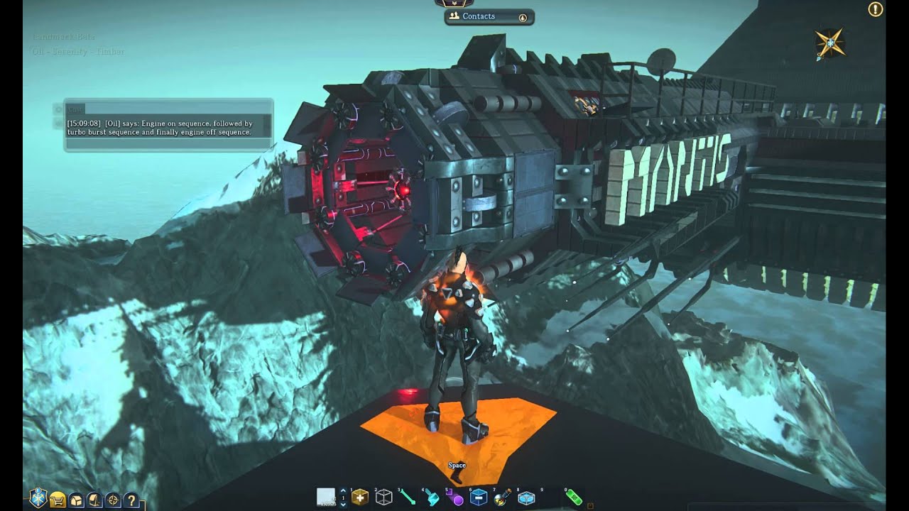 Mantis Engine on, burst and off sequence. - YouTube