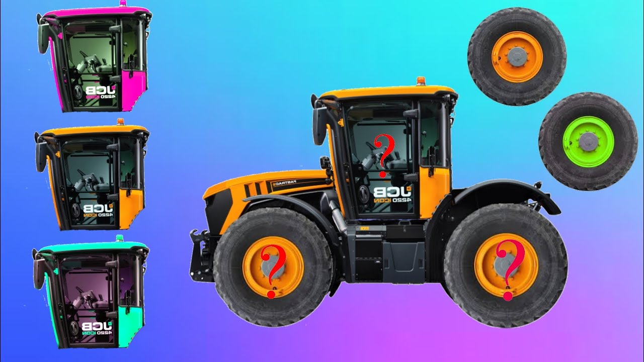 Correctly Correctly Guess The JCB Tractor All Part || jcb tractor video ...