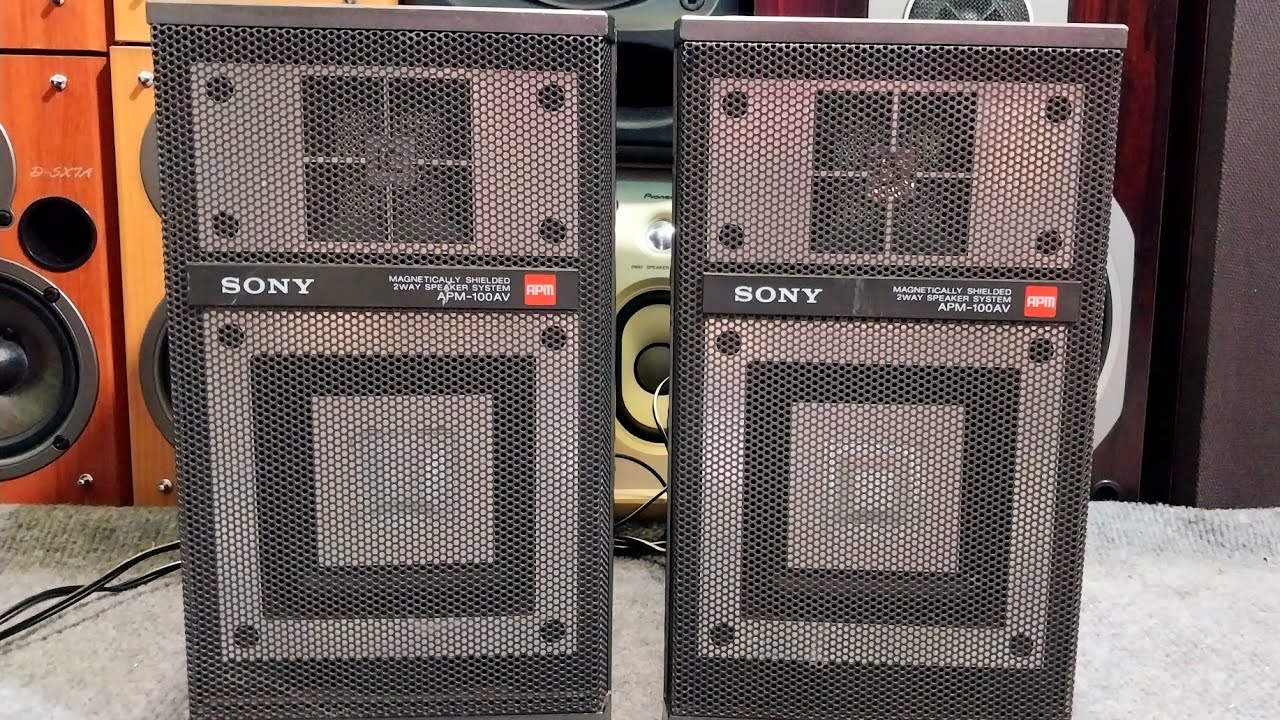 Hàng sưu tầm cặp Sony bass vuông siêu hiếm bass sâu ấm treble bén nghe ...