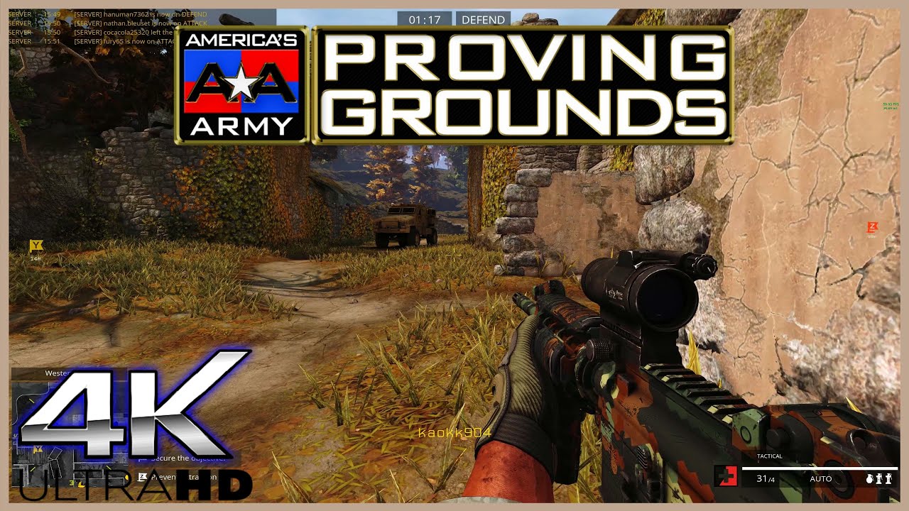 America's Army Proving Grounds First Time Online 4K - YouTube