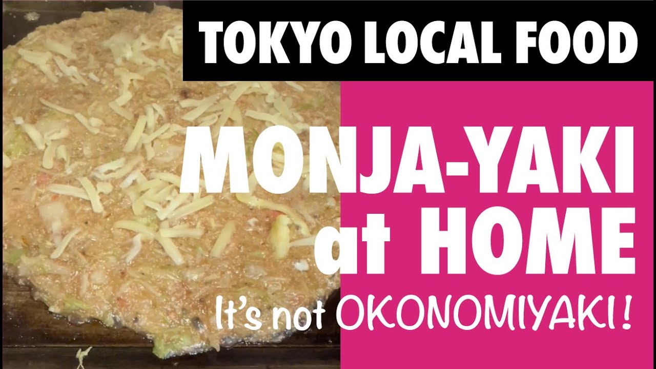 Tokyo Local Food MONJA-YAKI - YouTube