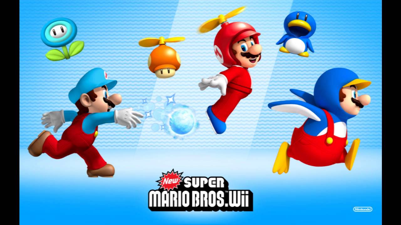 Swimming - New Super Mario Bros. Wii OST - YouTube