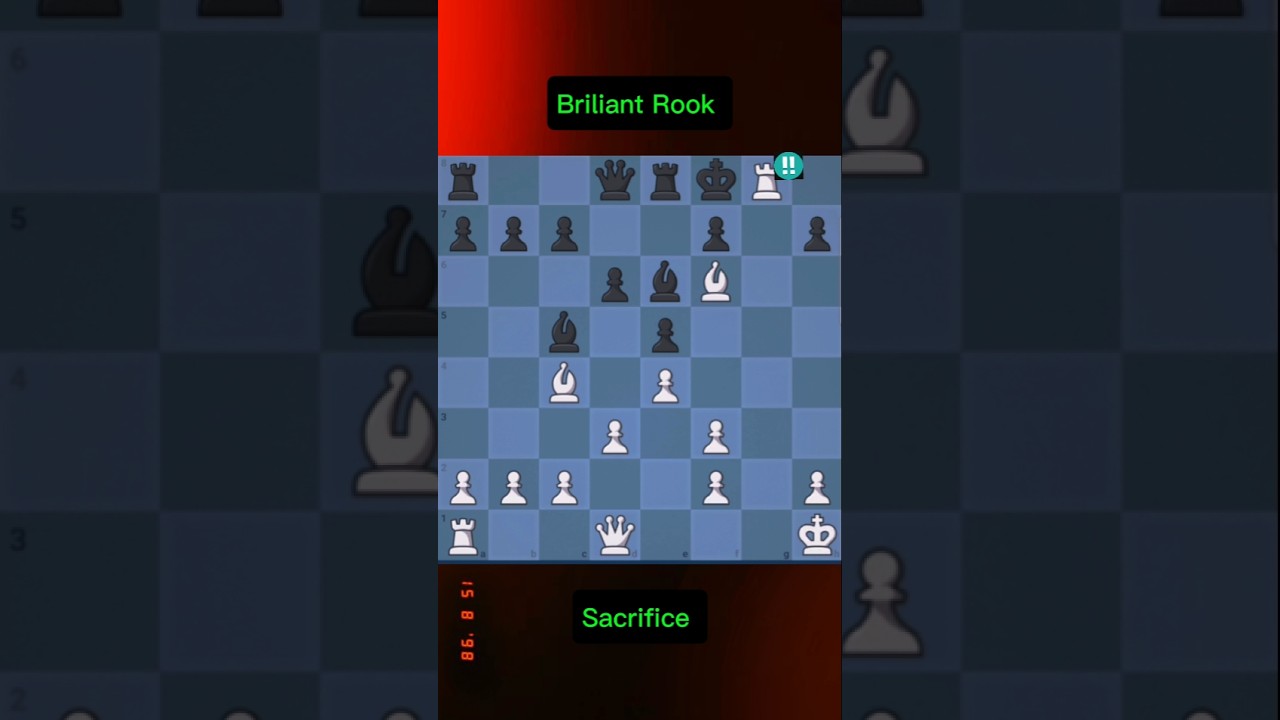 Briliant Rook Sacrifice #Giuoco Piano Game# - YouTube