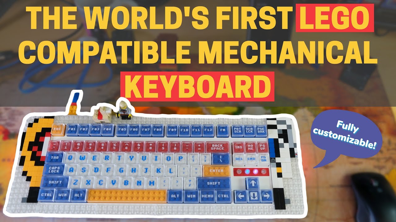 Pixel Keyboard - World's first brick compatible mechanical keyboard ...