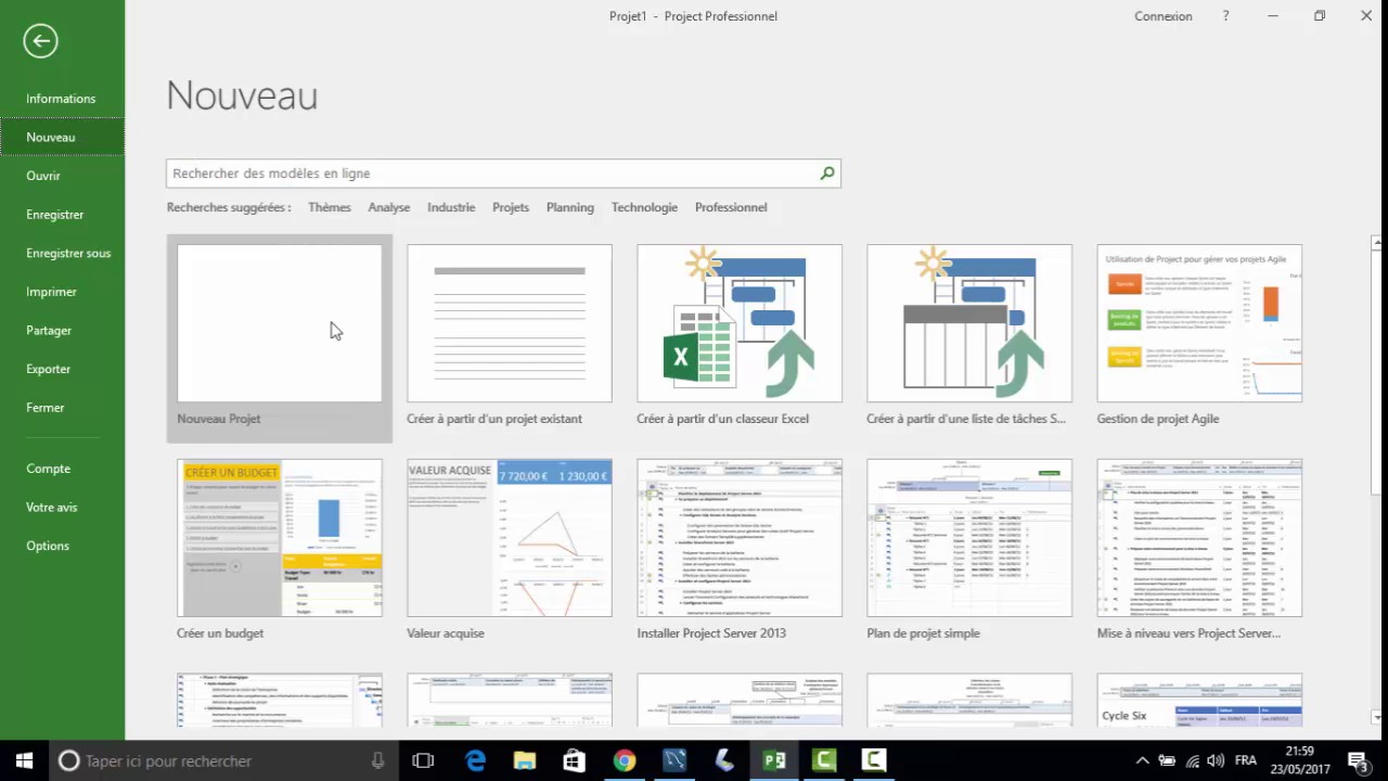 Ms Project : Interface principale - YouTube