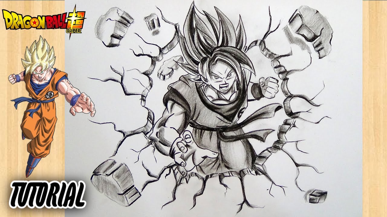 how to draw goku😱 | Step By Step | Anime Drawing - YouTube