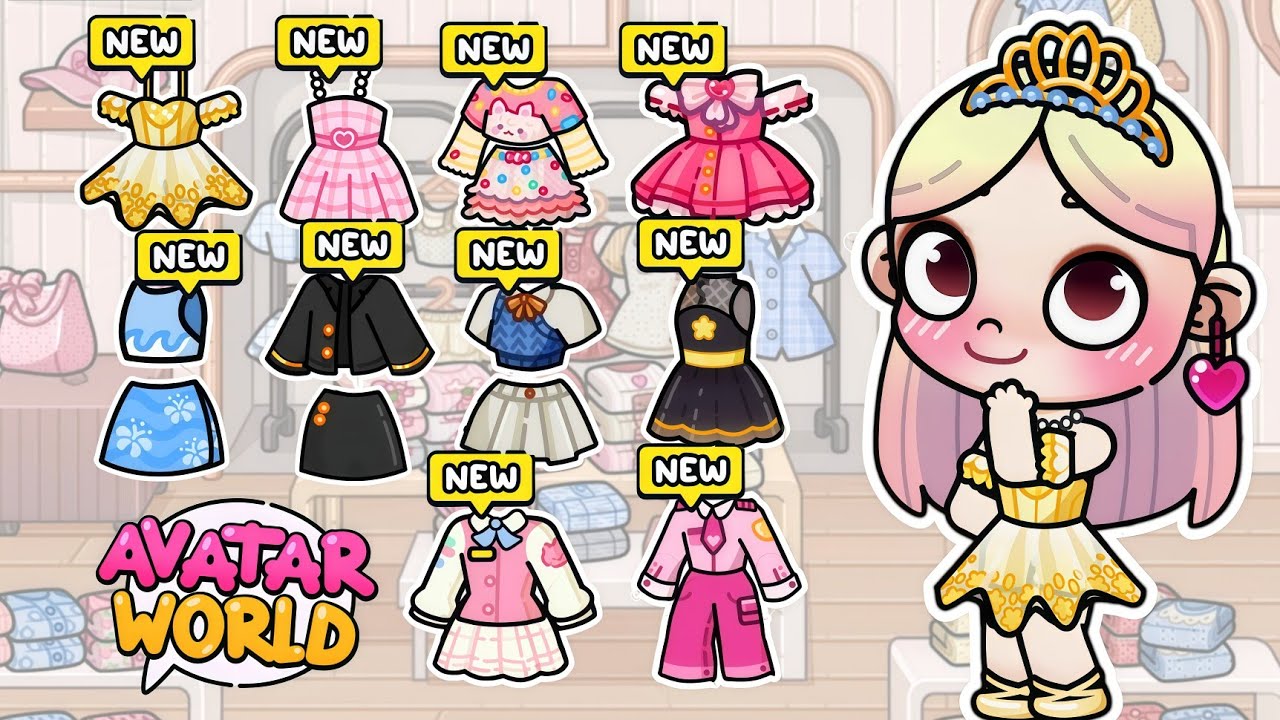 ALL SECRET OUTFIT LOCATION IN AVATAR WORLD 😍 CUTE AND FREE! 😮 - YouTube