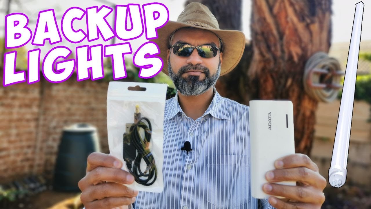 DIY Backup Lighting Solution for Load Shedding ! - YouTube