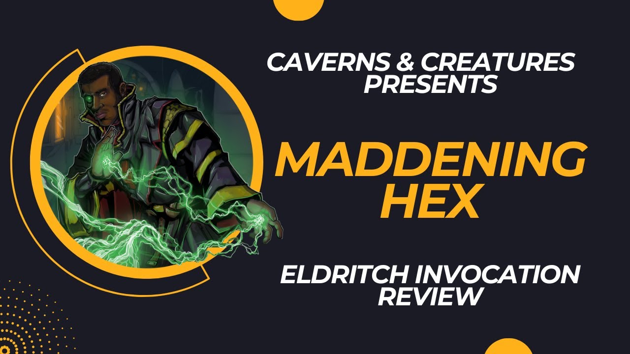 Maddening Hex 5e: I’m not Mad, Just Disappointed - YouTube