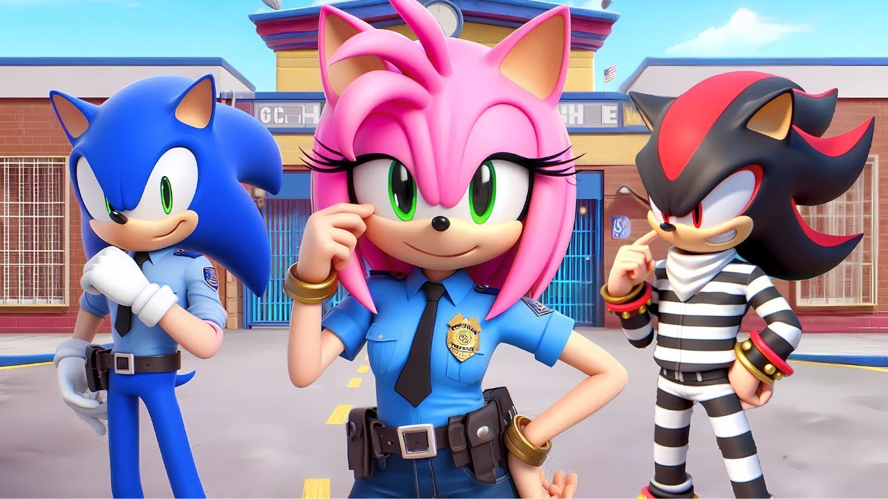 POLICE SONIC Fall In Love With AMY? What's SHADOW'S HIDDEN Plan ...