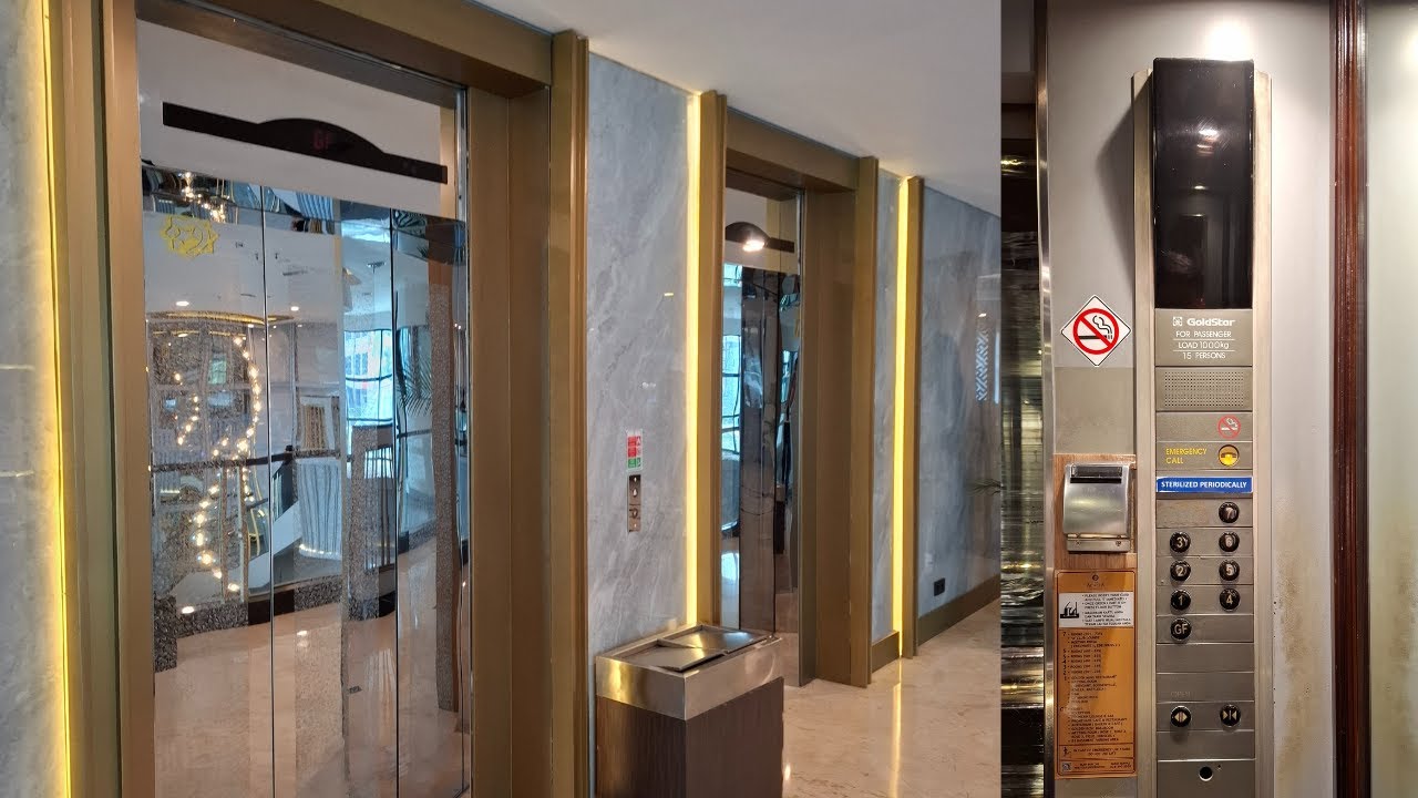 GoldStar Elevators - The Acacia Hotel, Jakarta - YouTube