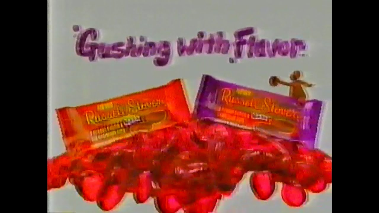 1999 Russell Stover Peanut Butter And Jelly Cups Candy Commercial - YouTube