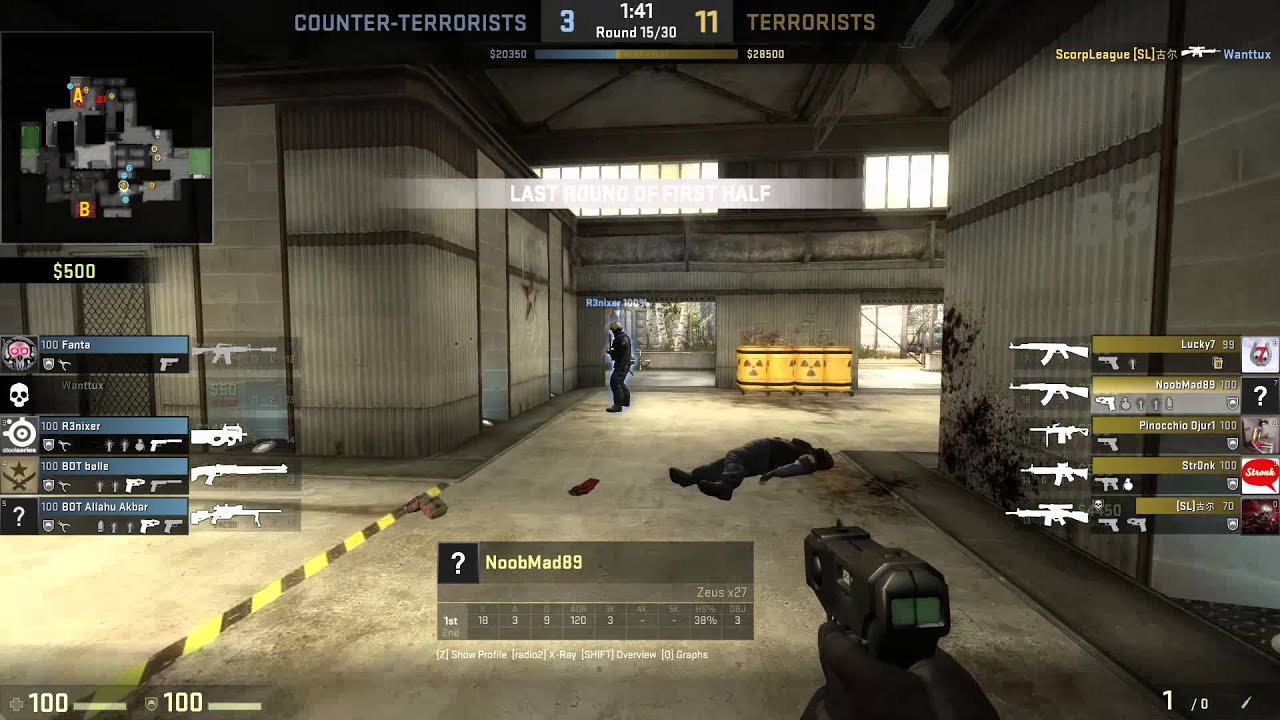 CSGO Lucky shots - YouTube