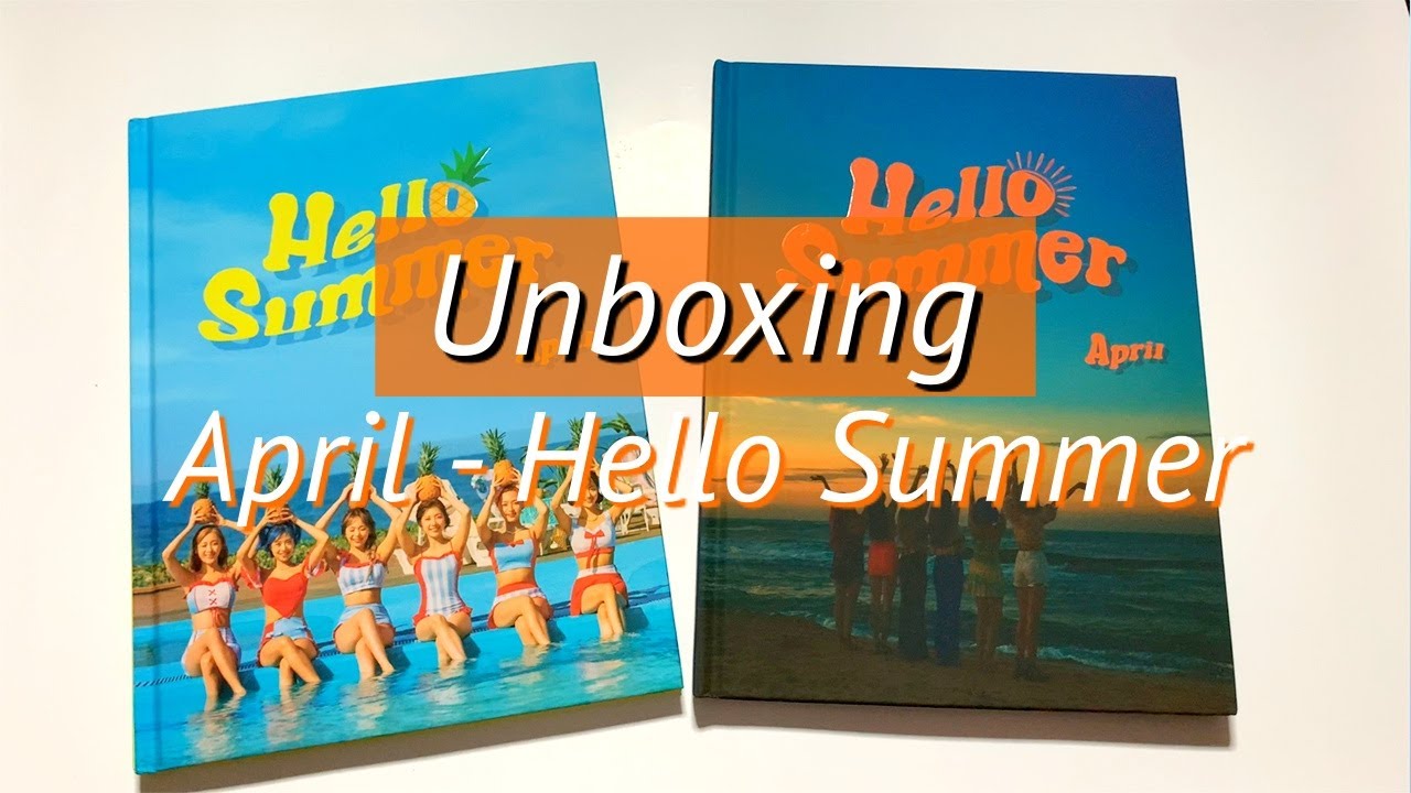 UNBOXING April (에이프릴) - Hello Summer - YouTube
