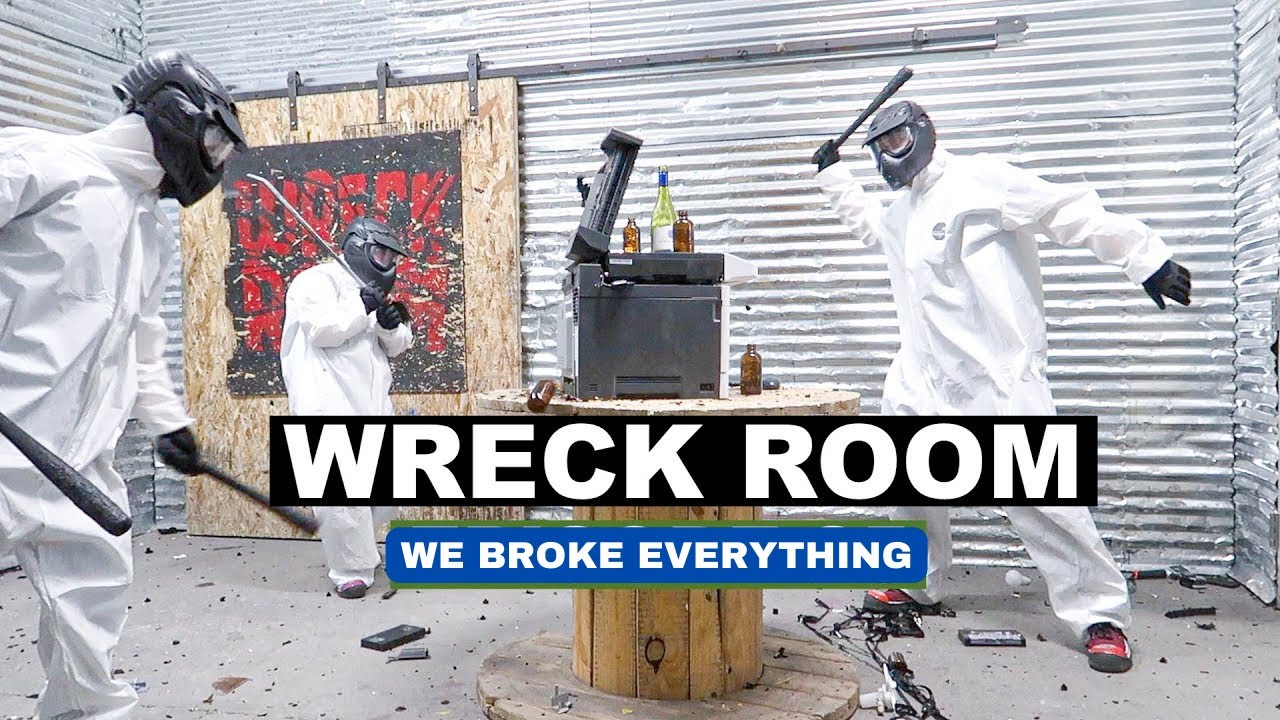 WRECK ROOM EXPERIENCE IN LAS VEGAS - YouTube