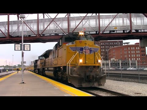 Unon Pacific Engineering Special arriving at Union Station - YouTube