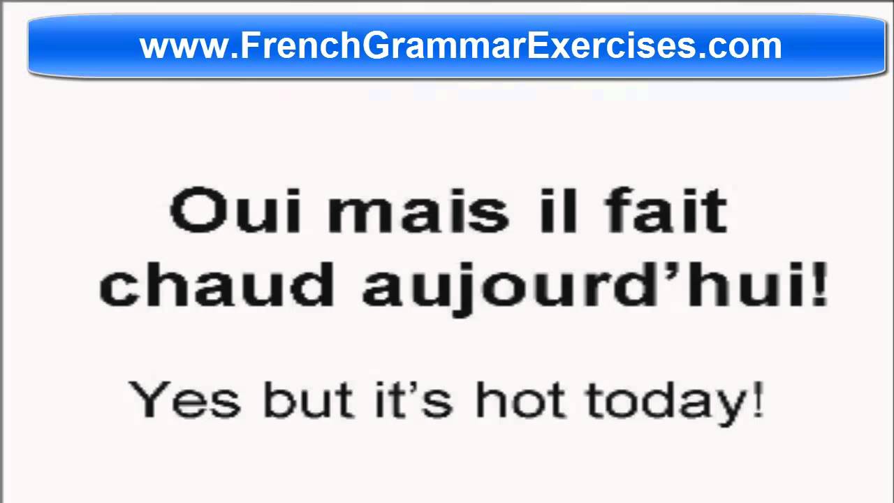 Advanced French Grammar Exercises - YouTube