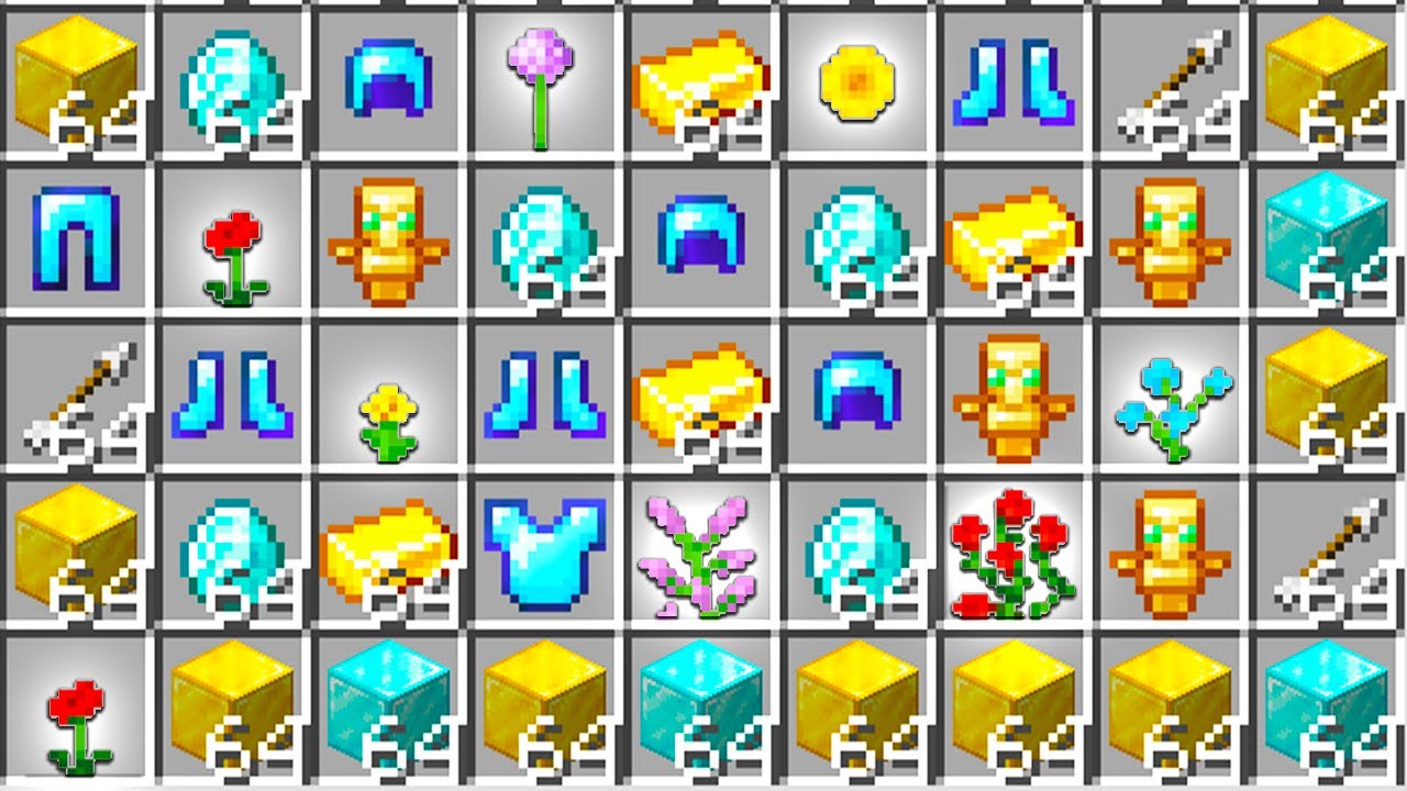 i found every single op item from flowers in Minecraft UHC... - YouTube