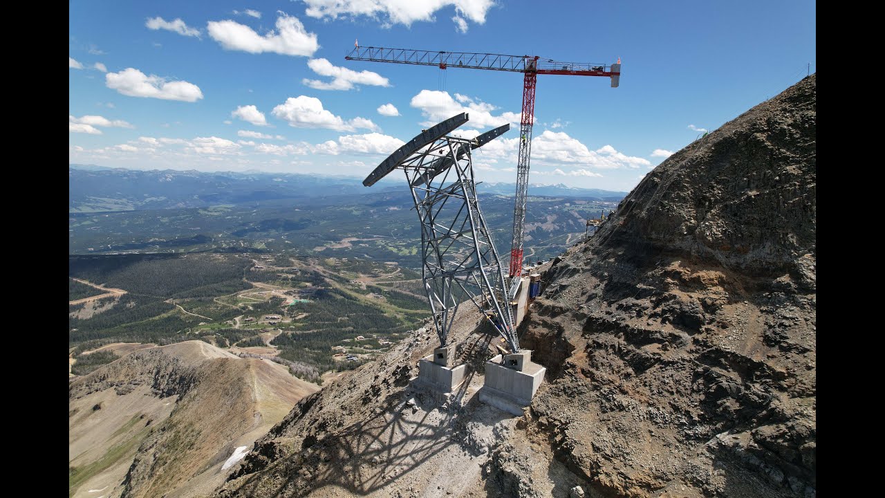 Tram Update: Tower Construction - YouTube